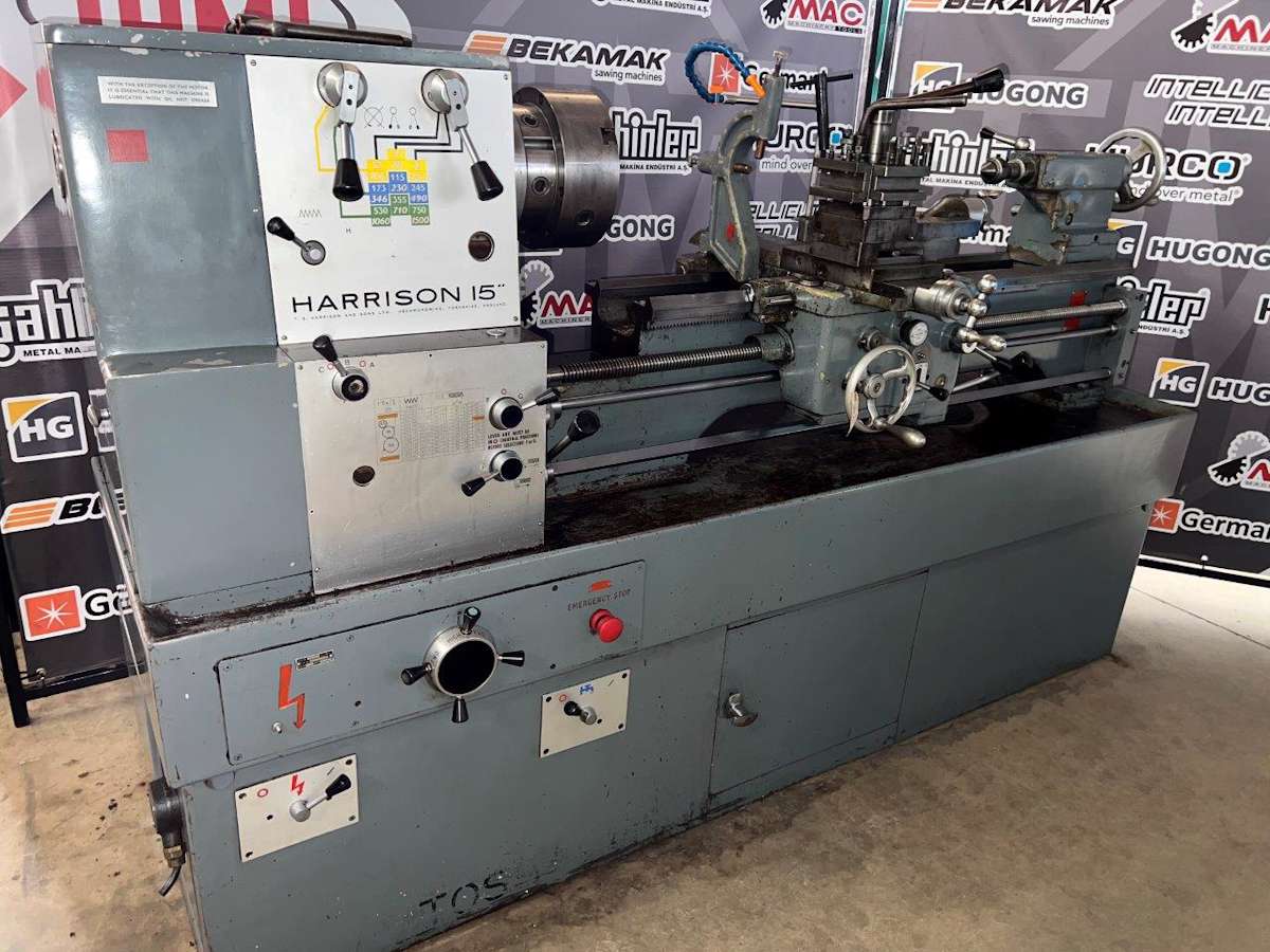 Used Machine - Harrison 15" Centre Lathe (12632) - TH Machine Tools