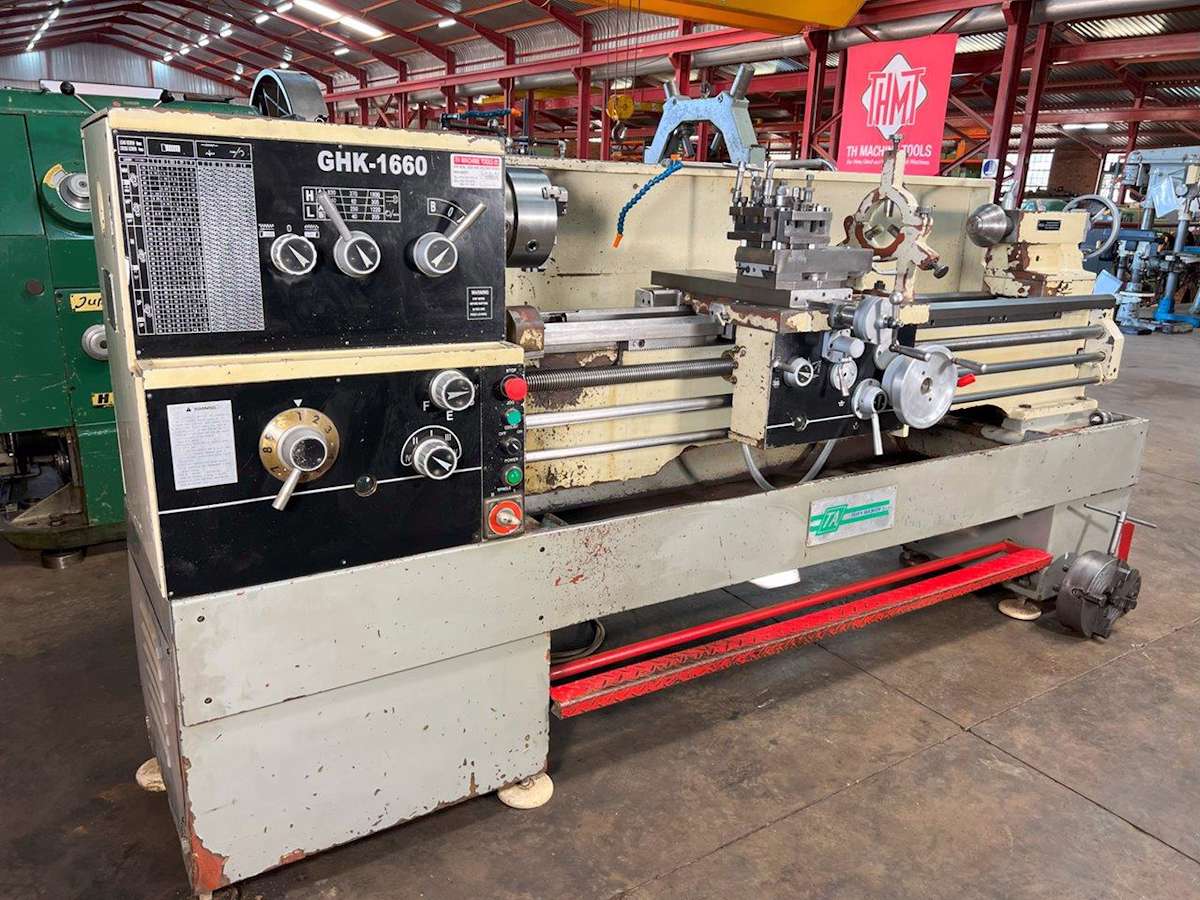 Used Machine - Turnmaster GHK-1660 Centre Lathe (12823) - TH Machine Tools