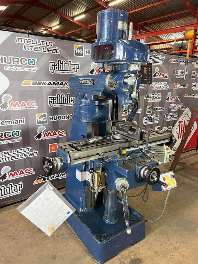 Used Machine - Pinnacle PK-1 1/4M Turret Milling Machine (13545) - TH ...