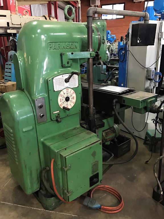Used Machine - Parkson 2V Vertical Milling Machine (6317) - TH Machine ...