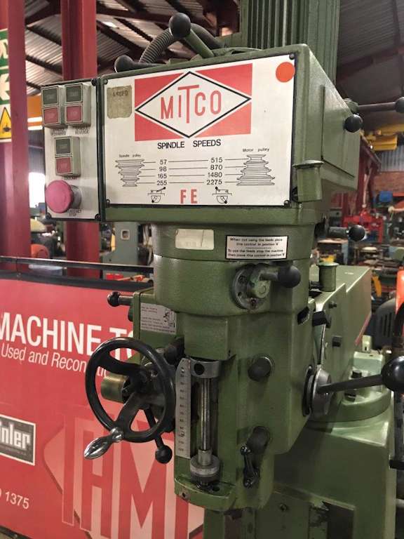 Used Machine - Mitco FE Turret Milling Machine (9174) - TH Machine Tools