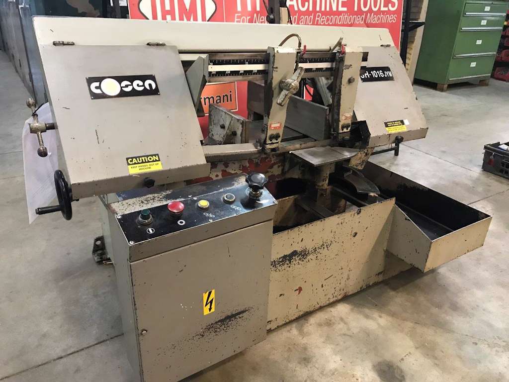 Used Machine - Cosen SH-1016JYM Horizontal Band Saw (9622) - TH Machine ...