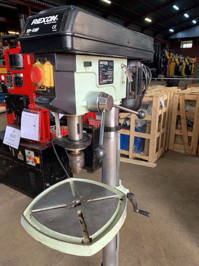 Used Machine - Rexon DP-430F RPDM25/220C Belt Drilling Machine (10117 ...