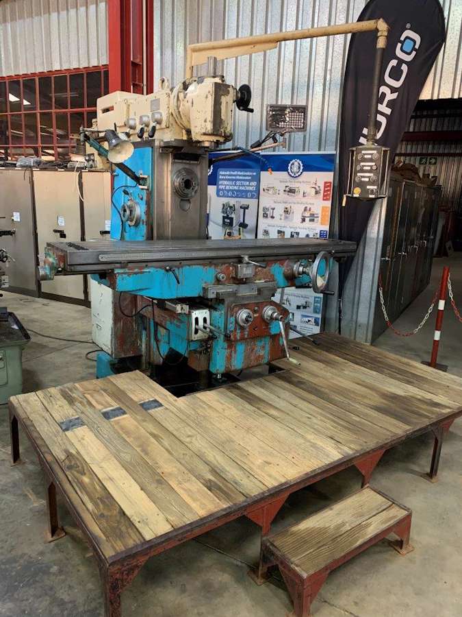 Used Machine - Tiger ISO50 Universal Milling Machine (5869) - TH ...