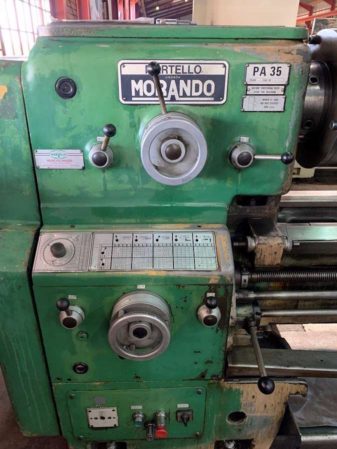 Used Machine - Morando PA35 Centre Lathe (11637) - TH Machine Tools